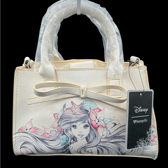 Loungefly | Bags | Og Disney Loungefly Ariel Crossbody W Top Handles ...